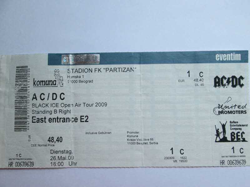 AC/DC     Black Ice Tour