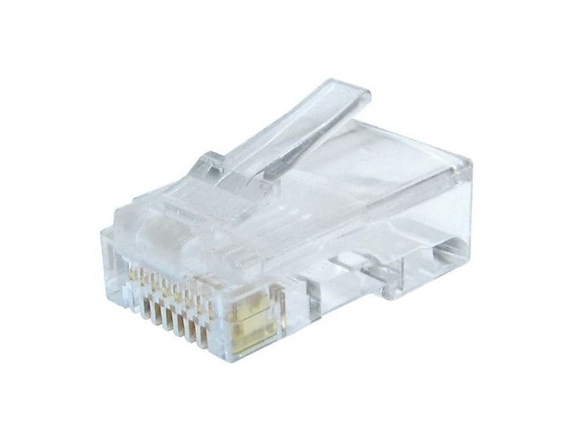 LC-8P8C-002/100 Gembird CAT6 UTP Modular plug 8P8C 30u gold plated RJ45,100 u pak /CENA PO PAKOVANJU