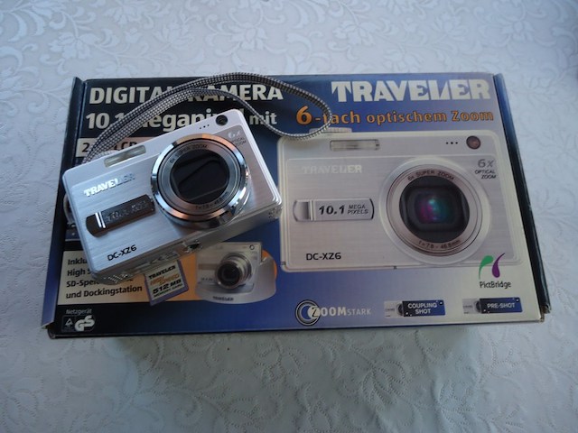 Traveler Model DC-XZ6. 10,1MegaPixels 6x optical zoom.