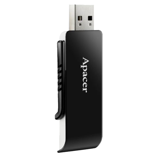 APACER 64GB AH350 USB 3.2 flash crni AP64GAH350B-1