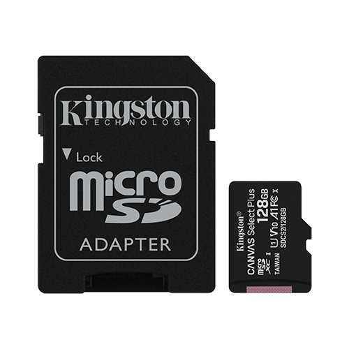 KINGSTON Memorijska kartica A1 MicroSDXC 128GB 100R class 10 SDCS2/128GB + adapter