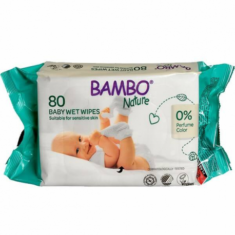 Bambo nature vlazne maramice Eco a80