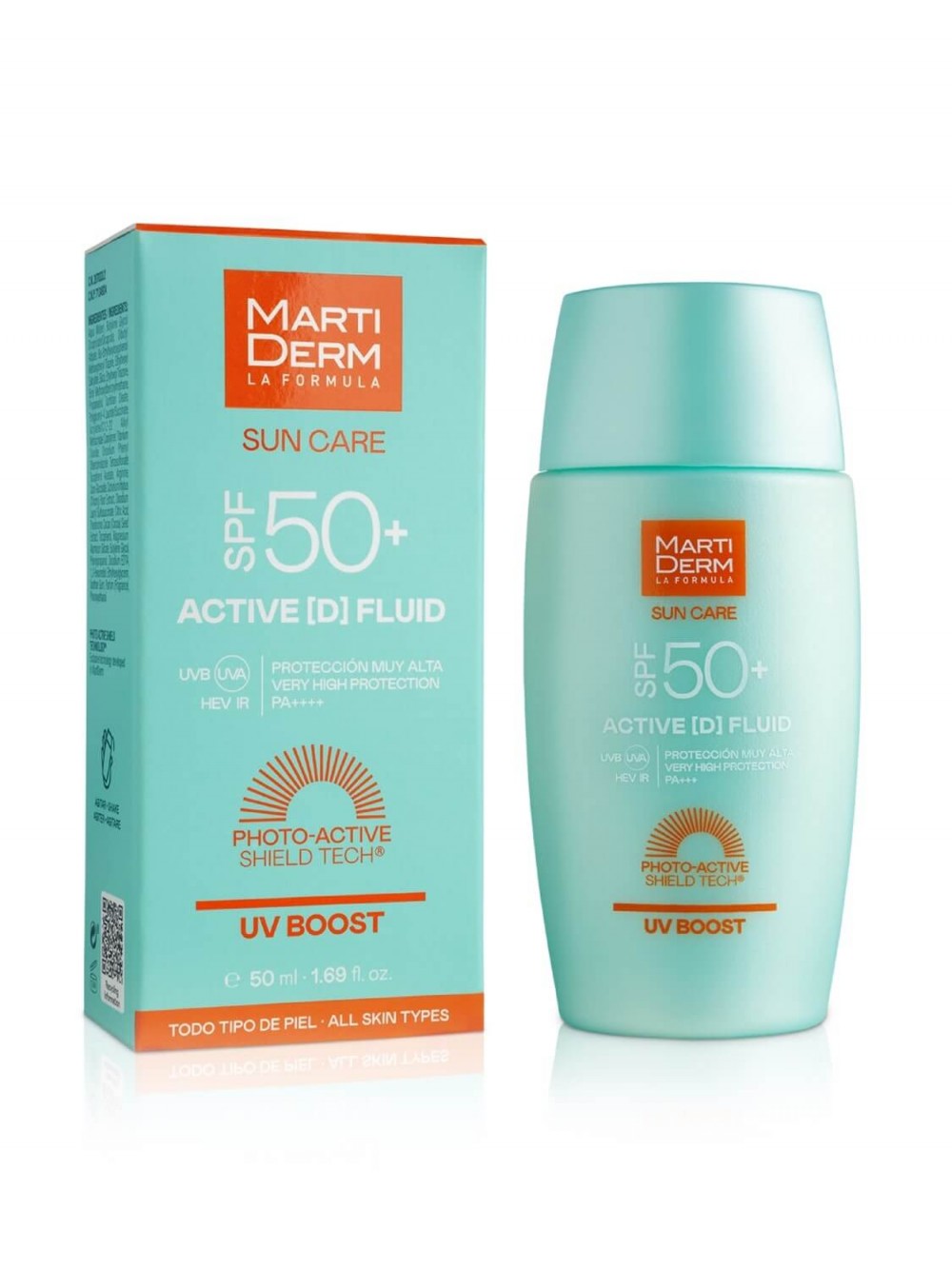 Krema za sunčanje za lice - Active [D] Fluid SPF50+