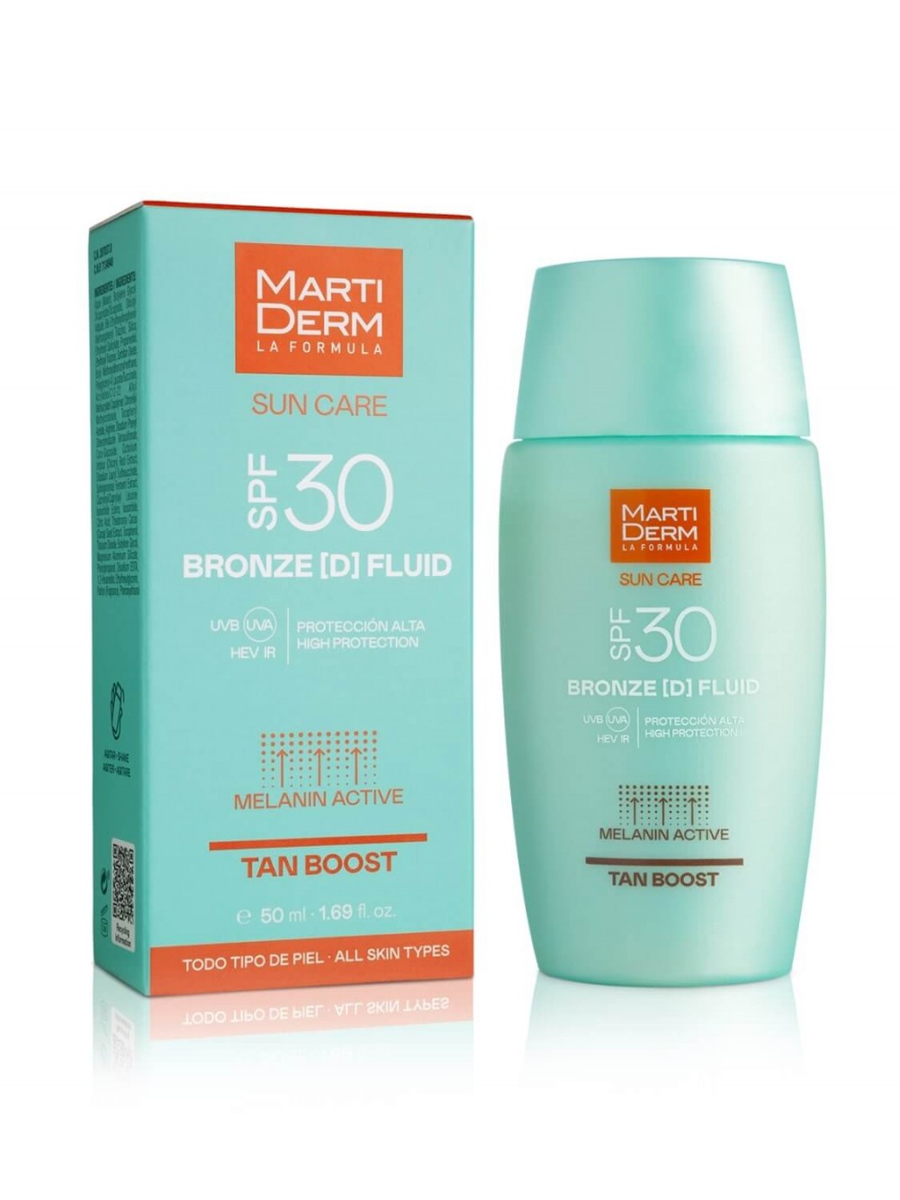 Krema za sunčanje za lice - Bronzani ten lica - Bronze [D] Fluid SPF30