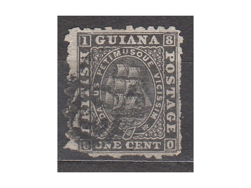 (rcd011) guayana zigosana marka 1863 god