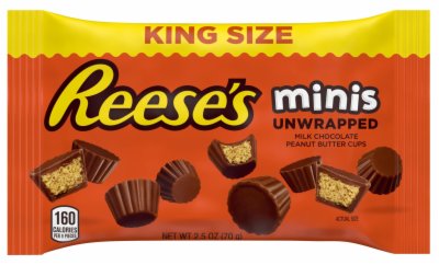 ČOKOLADNE KAPICE MINI MINI KING SIZE REESE-S 70G
ČOKOLADNE KAPICE MINI MINI KING SIZE REESE-S 70G