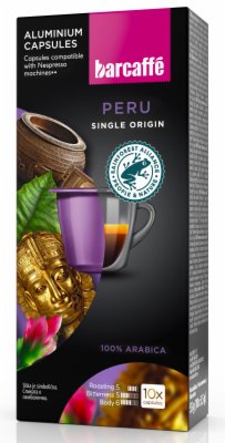 KAFA ESPRESSO BARCAFFE SO PERU NC ALU KAPSULE 55G
KAFA ESPRESSO BARCAFFE SO PERU NC ALU KAPSULE 55G