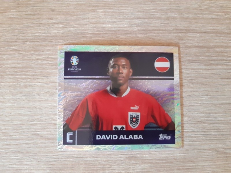 Euro 2024 Uefa Topps sličica broj AUT 2