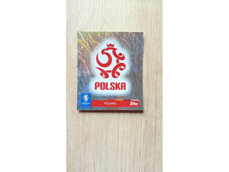 Euro 2024 Uefa Topps sličica broj POL 1