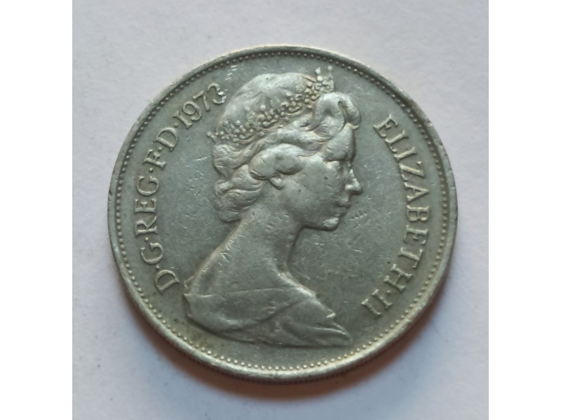 ** BRITANIJA - 10 PENCE 1973. **