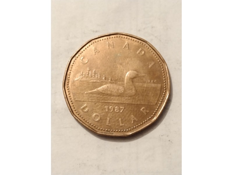 1 dolar 1987 kanada