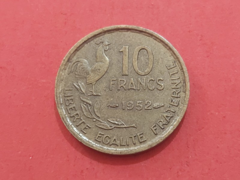 Francuska - 10 francs 1952 god