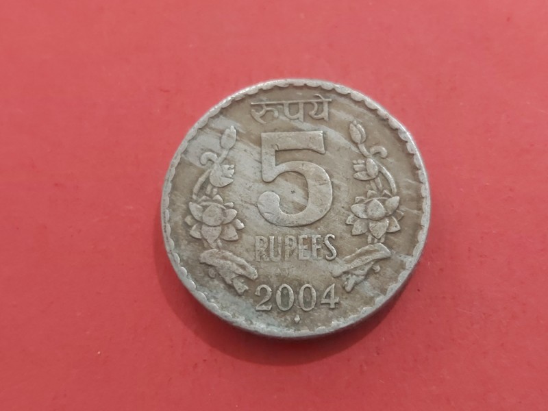 Indija - 5 rupees 2004 god