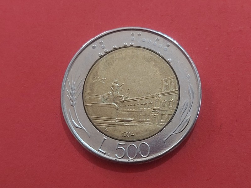 Italija - 500 lira 1984 god