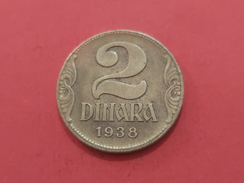 Kraljevina - 2 dinara 1938 god