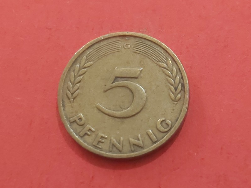 Nemačka - 5 pfennig 1949 god G