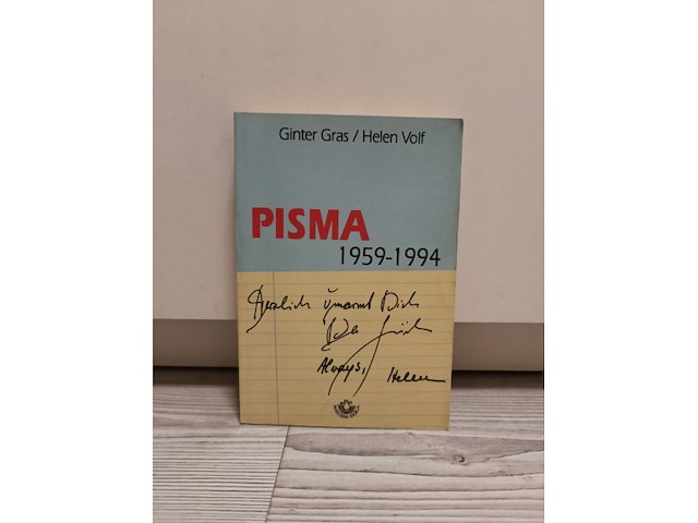 Pisma 1959-1994 - Ginter Gras, Helen Volf