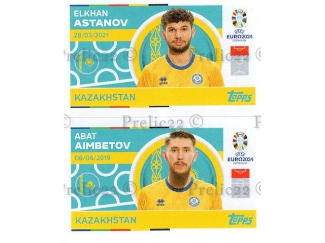 EURO 2024 Germany KAZ 12/13  KAZ12/13