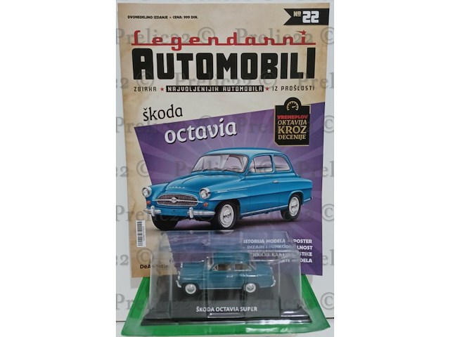 Legendarni automobili Broj 22 - ŠKODA Oktavia - DeAgost