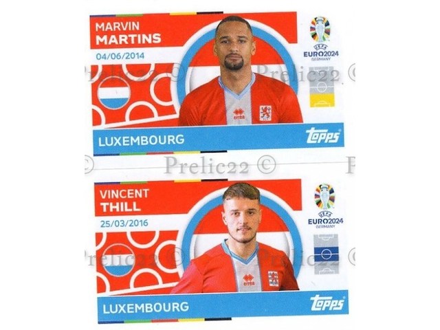 EURO 2024 Germany LUX 08/09  LUX8/9