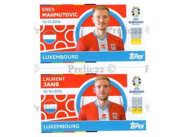 EURO 2024 Germany LUX 06/07  LUX6/7