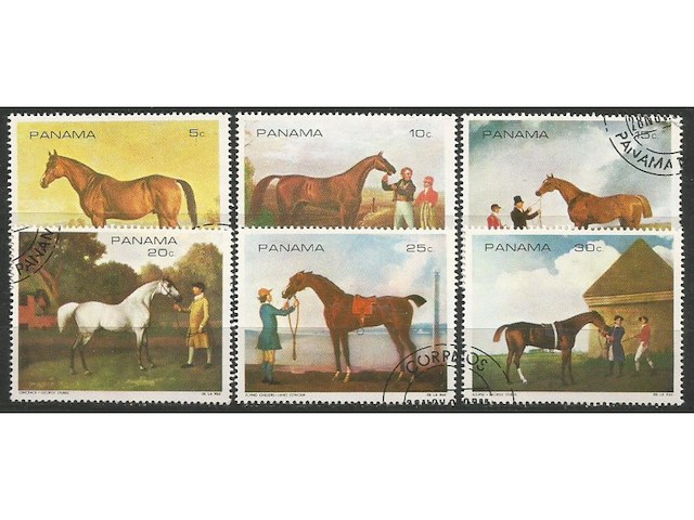 Panama,Fauna-Konji 1968.,žigosano