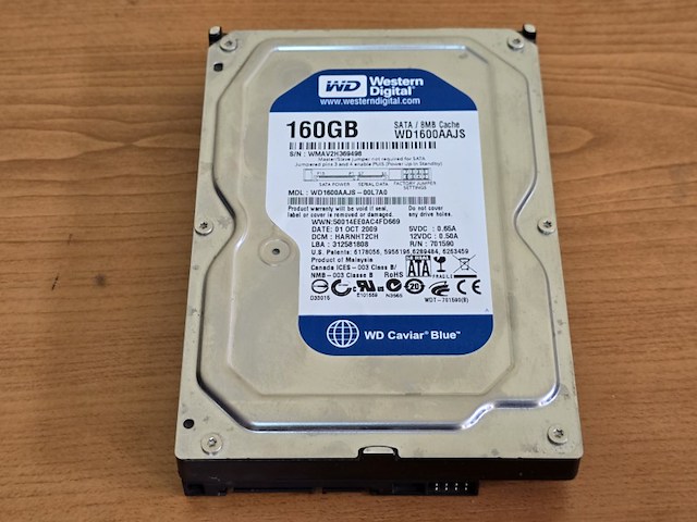 HDD hard disk od 160 GB za PC Western Digital