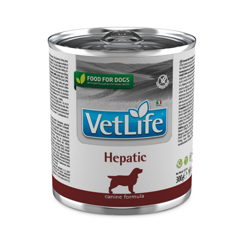 Vet life dog hepatic konzerva 300g