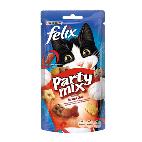 FELIX Party Mix poslastica za mačke Mixed Grill 60g