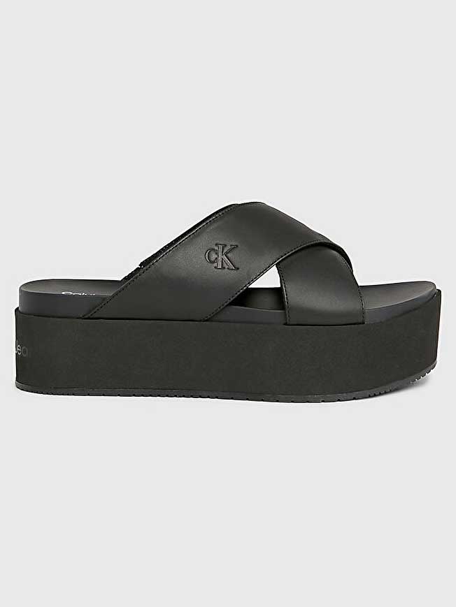 Calvin Klein Jeans FLATFORM CROSS MG UC Sandals