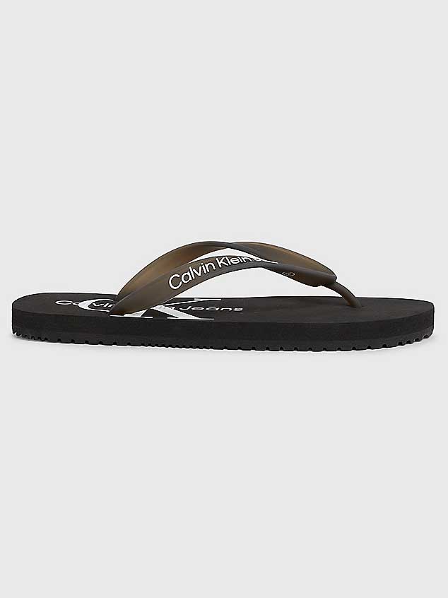 Calvin Klein Jeans BEACH SANDAL MONOGRAM TPU Flip Flops