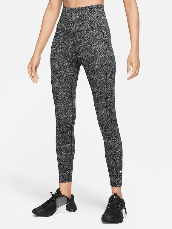 NIKE Ženske helanke W NK ONE DF HR 7/8 AOP Leggings