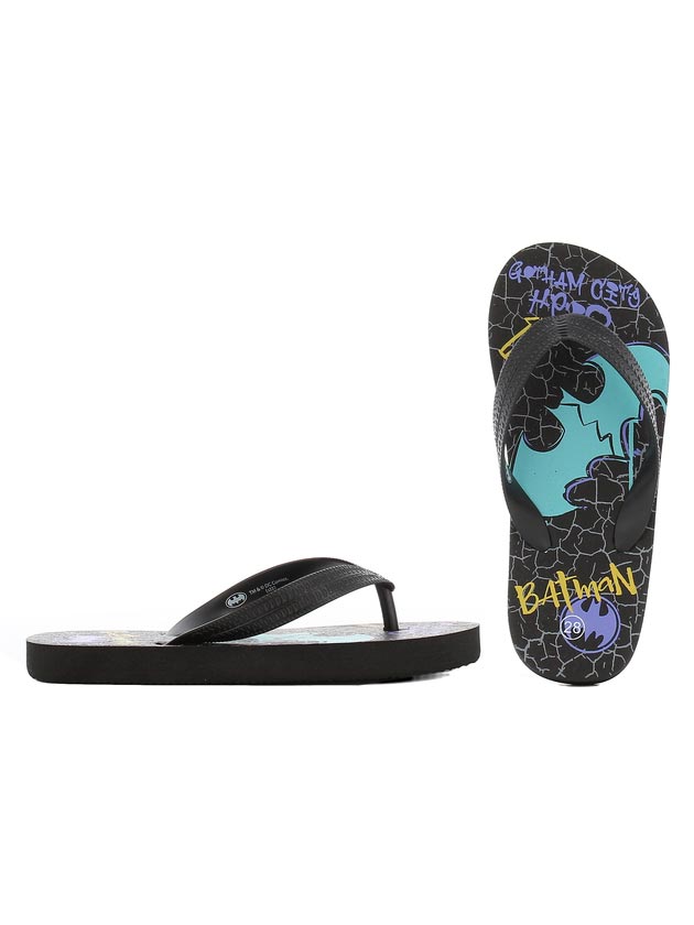 KIDS MOVIE HEROES BATMAN Flip Flops.