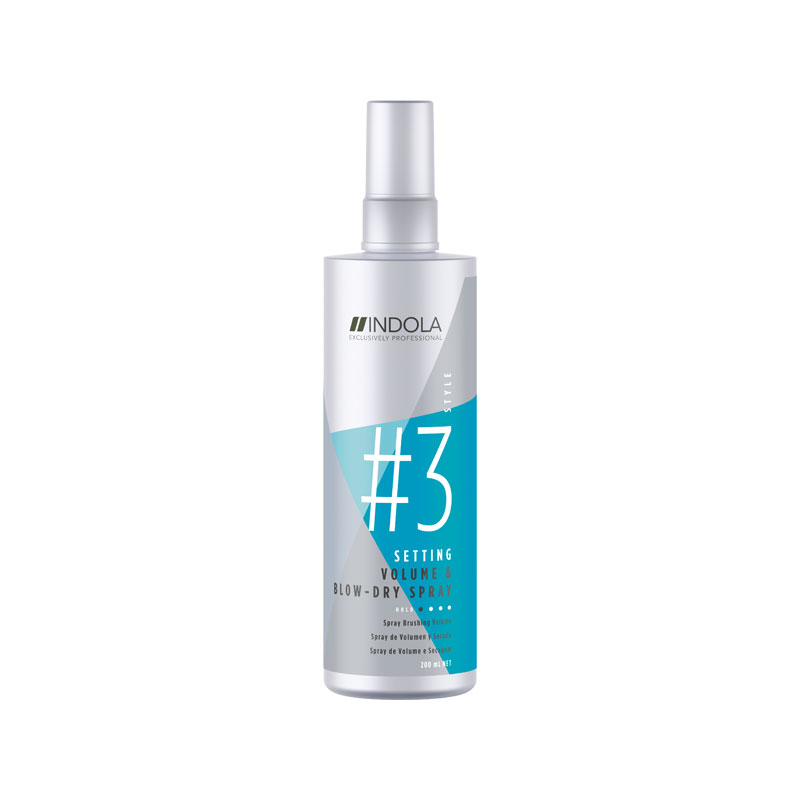 Setting Volume & Blow-dry sprej 200ml indola