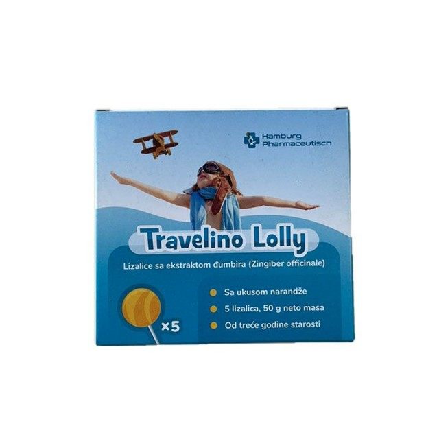 Travelino Lolly lizalice za putovanje 5 kom