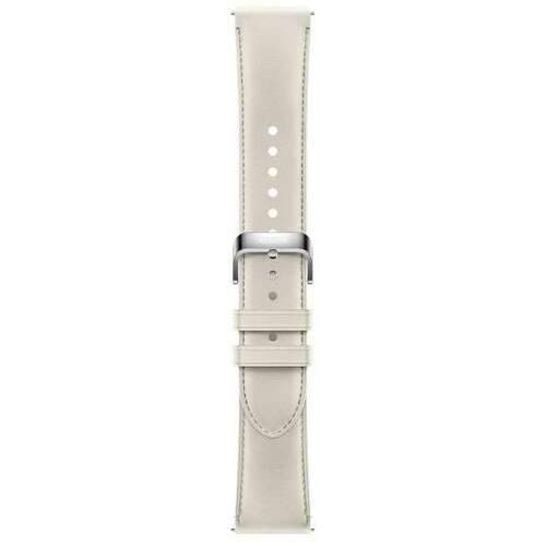 XIAOMI Watch 2/2 Pro/S3/S1 Pro/S1/S1 Active White Leather Strap