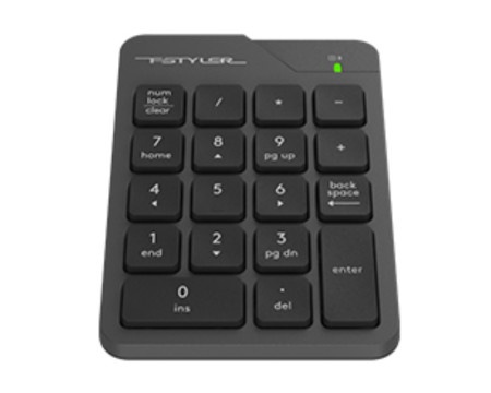 A4 tech fgk21c fstyler 2.4g Wireless Numeric Keypad USB Type-C siva tastatura