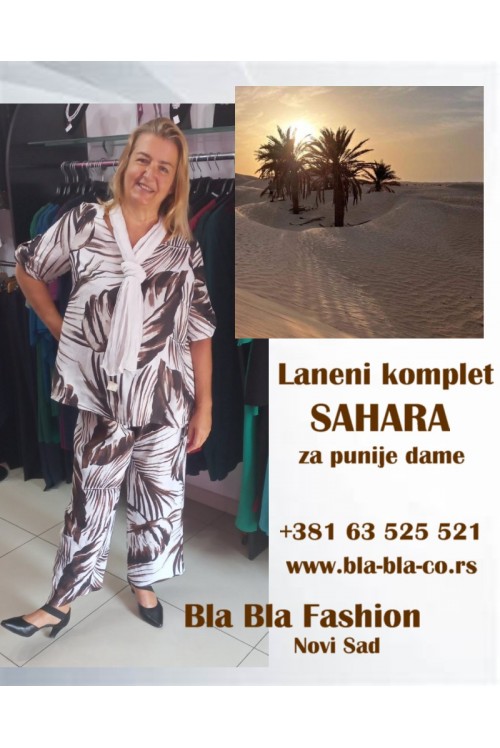 Komplet Laneni Sahara Za Punije Dame