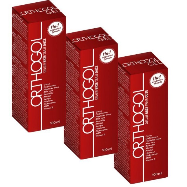 ORTHOGOL gel, 100ml PAKET 3 KUTIJE