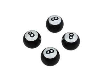 Kapice za ventile - No. 8 ball - 4 komada