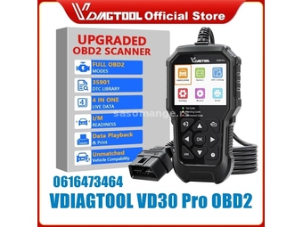 VDIAGTOOL VD30 Pro OBD2 Dijagnostika