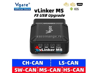 vLinker MS Advanced 12V/24V OBD2 za IOS MFI Android