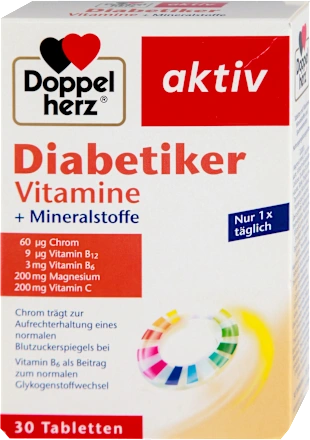 Doppelherz
Diabetiker vitamini i minerali za dijabetičare, 30 kom
Dodatak ishrani