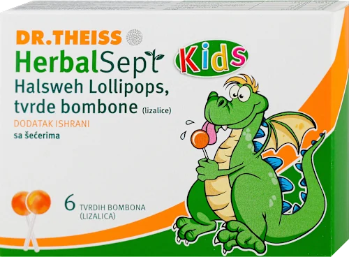 DR.THEISSHerbalSept Kids - tvrde bombone, 6 kom