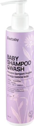 Free BABY
BABY 2in1 - prirodni šampon i kupka za bebe, 200 ml