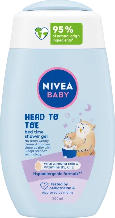 NIVEA BABY
HEAD TO TOE bead time kupka za bebe, 200 ml