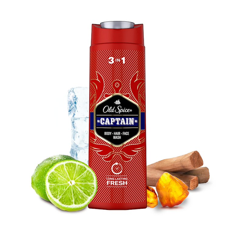 OLD SPICE GEL ZA TUŠIRANJE 250ML 3IN1 CAPTAIN