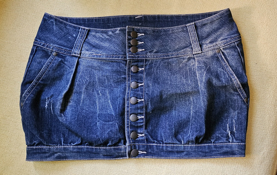 Teksas mini suknja nova - Terranova Denim