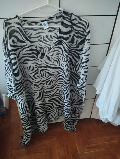 Tunika za plazu, Uni, zebra print