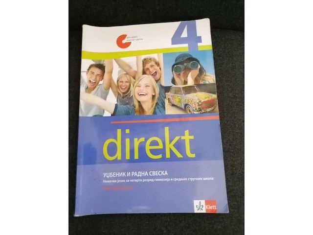 Nemački jezik Direkt 4, udžbenik i radna sveska, Klett